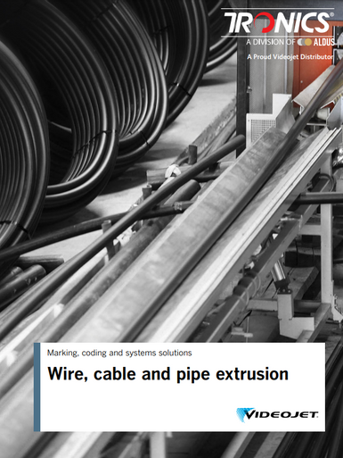 Tronics Videojet Wire Cable and Pipe Extrusion Brochure_aus