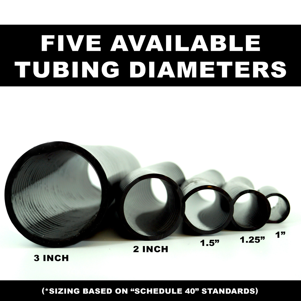 Flexible PVC Pipe 1.5" x 100' - HOPF1.50X100 - Half Off Ponds