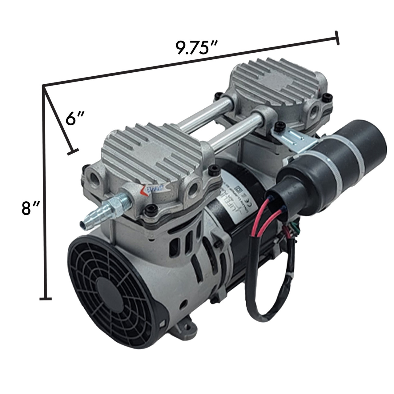 PA-RP60P-CAB Aeration Bundle 3.9 CFM Compressor & Ground Cabinet - Half ...