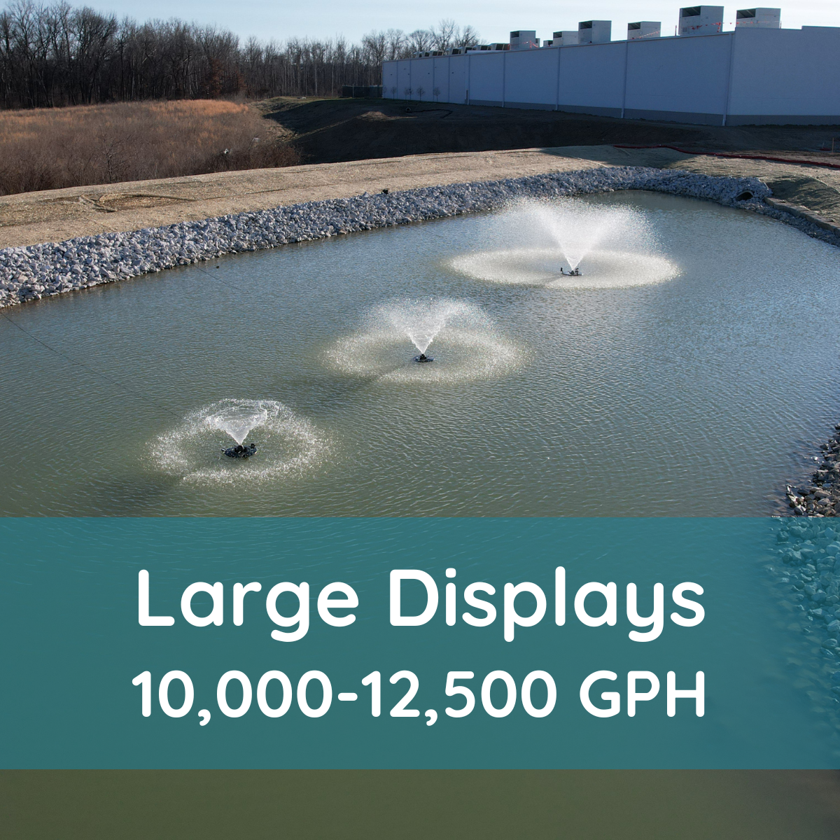 Fountains & Waterfalls - Floating Fountains - Standard Aeration + Large ...