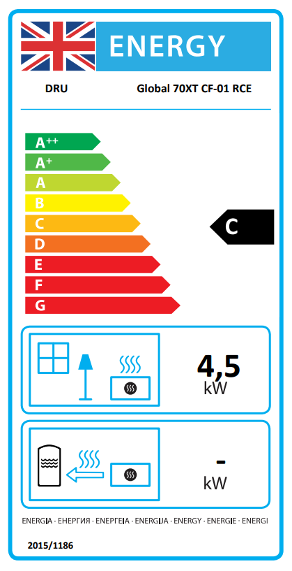 DRU Global 70XT - Conventional Flue Gas Fire