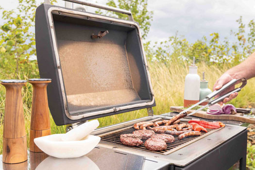 Hestia Heat and Cook Grill 50 Outdoor Wood Stove | Manor House Fireplaces