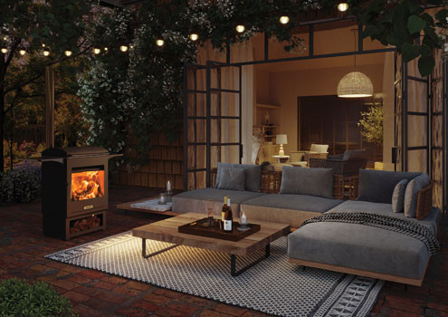 Hestia Heat and Cook Grill 50 Outdoor Wood Stove | Manor House Fireplaces