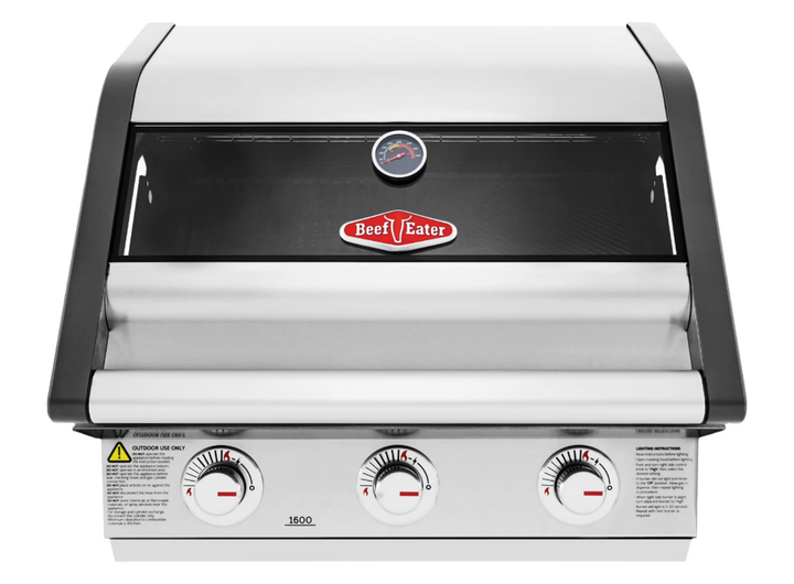 BeefEater 1600S Series - 3 Burner Built In BBQ