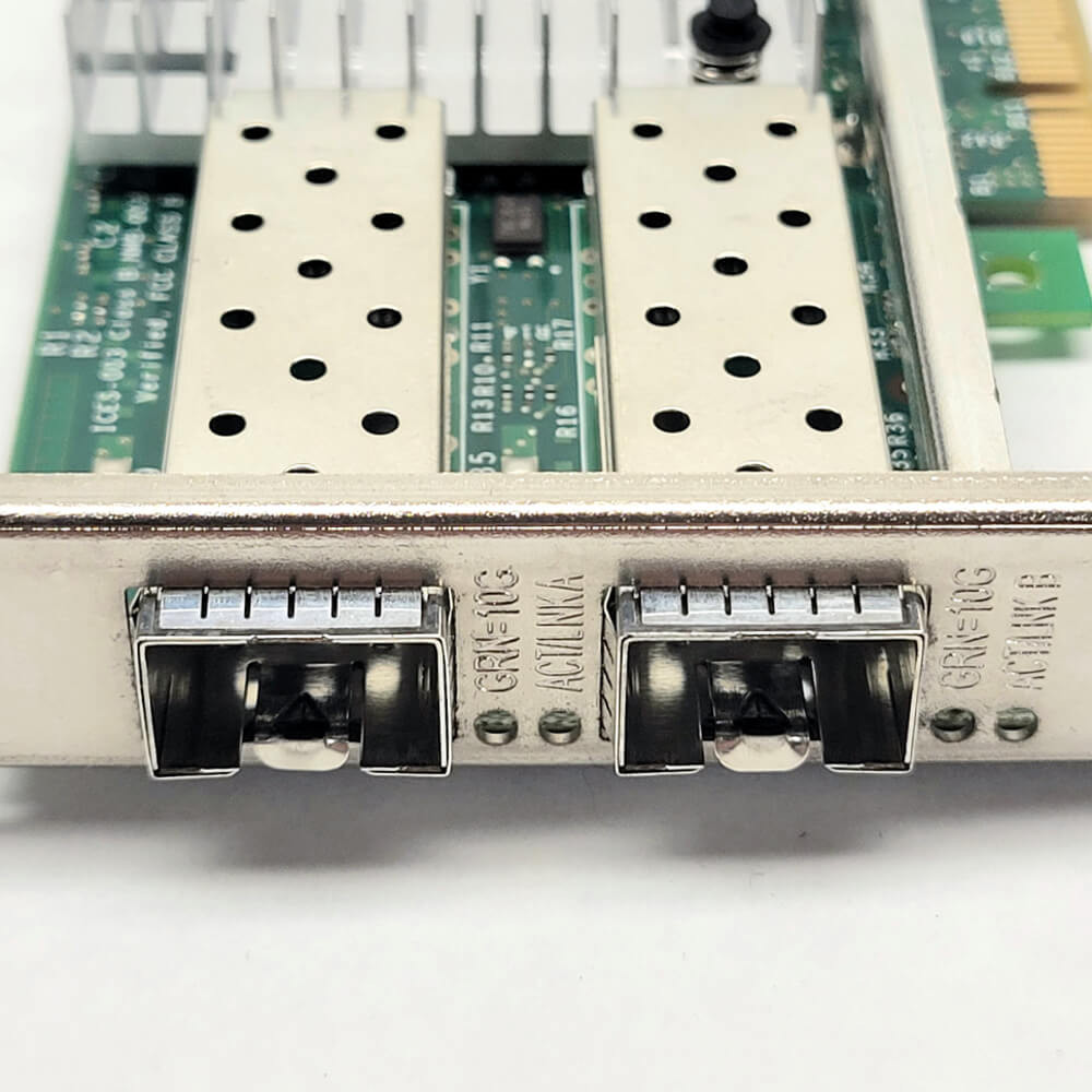 Intel - X520-DA2 - PCIe 2.0 x8 - 2x 10GBps SFP+ - PCI