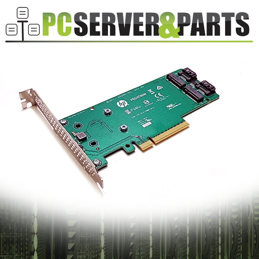 HP - M.2 SATA Dual Drive - PCIe Riser Card - High Profile…