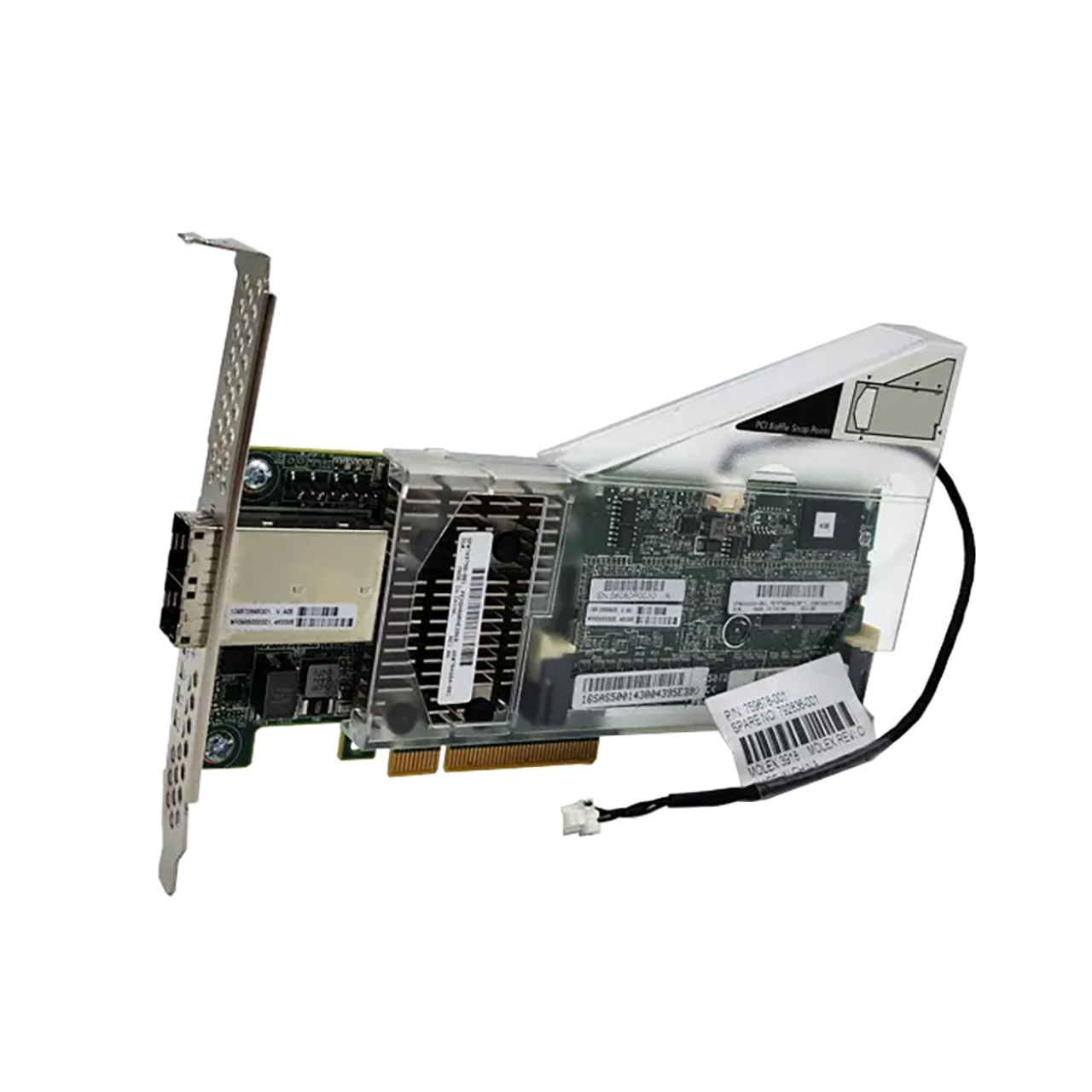 HPE - P411/4GB FBWC Dual Port 12GbE High Profile SAS Controller - Used (726825-B21)