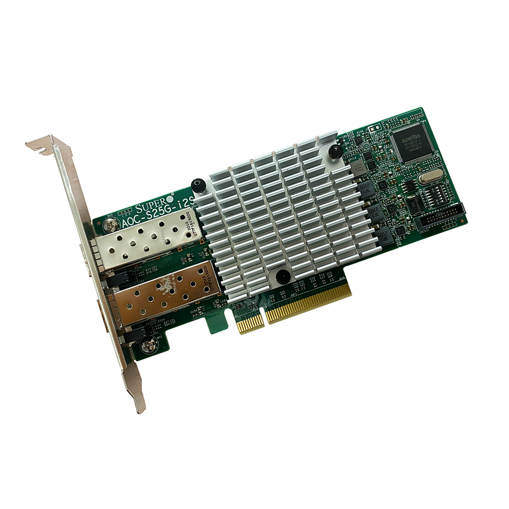 SuperMicro - AOC-S25G-i2S Dual Port SFP28 25GbE High Profile Network ...