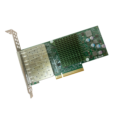 SuperMicro - AOC-STG-B4S Quad Port 10GbE High Profile Ethernet Adapter ...