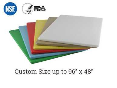 Custom Plastic HDPE Cutting Board - CuttingBoard.com
