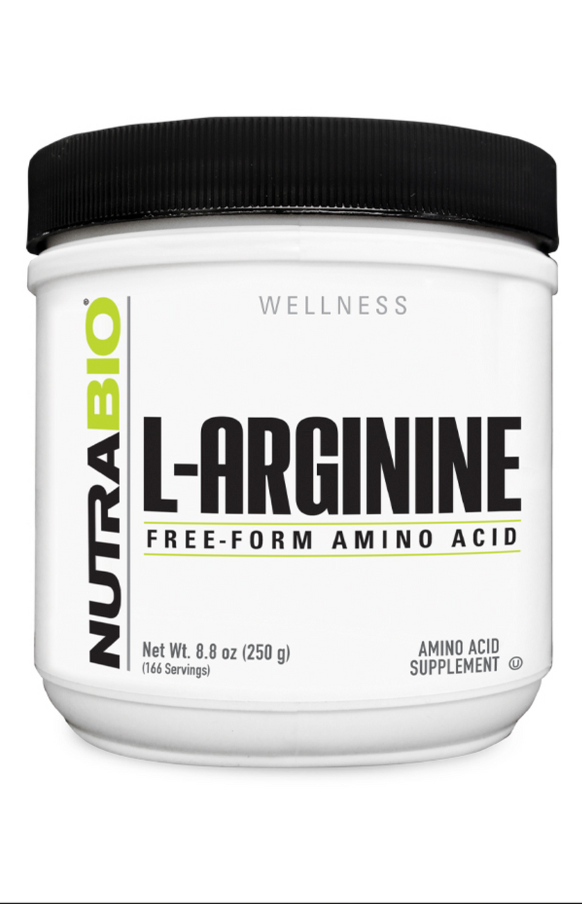 NutraBio - Arginine Powder 250g - Health City