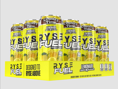 RYSE Fuel Energy RTD 12PK - Country Time Lemonade - Health City