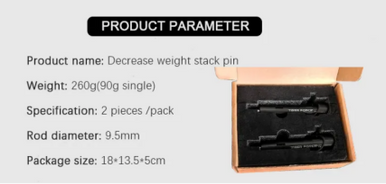 Drop Set Pins -Black - Health City