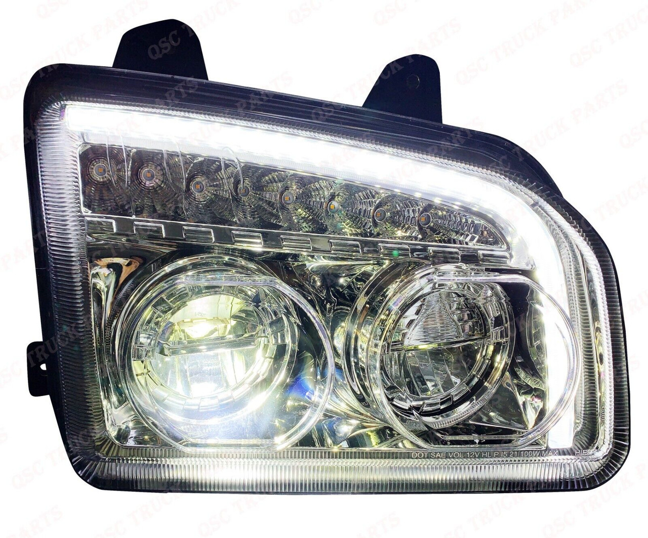 QSC Full LED Performance Headlight Assembly Left Right Pair for ...