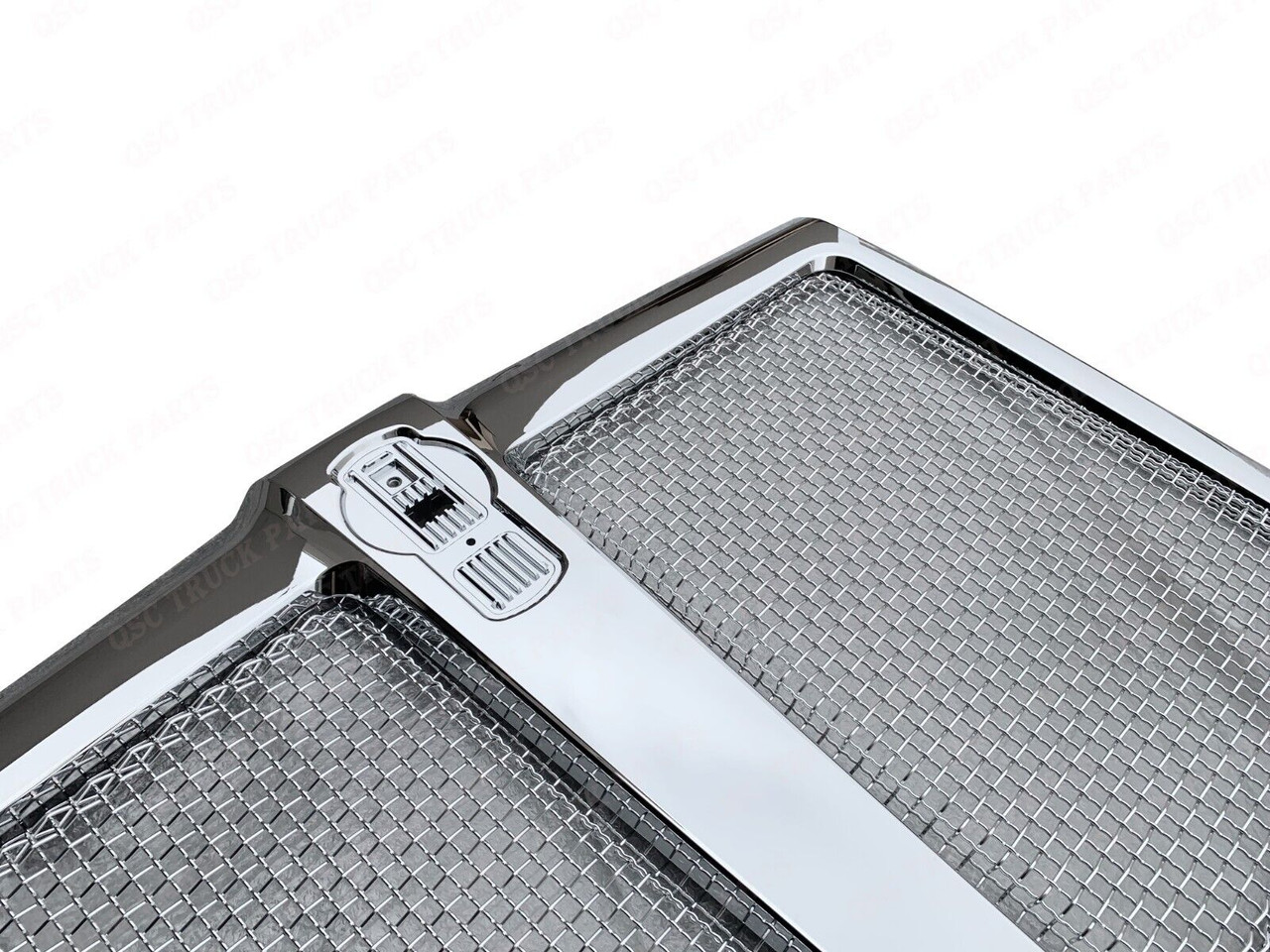 Aftermarket Replacement Chrome Grille Frame w/ Bug Screen for Kenworth T880