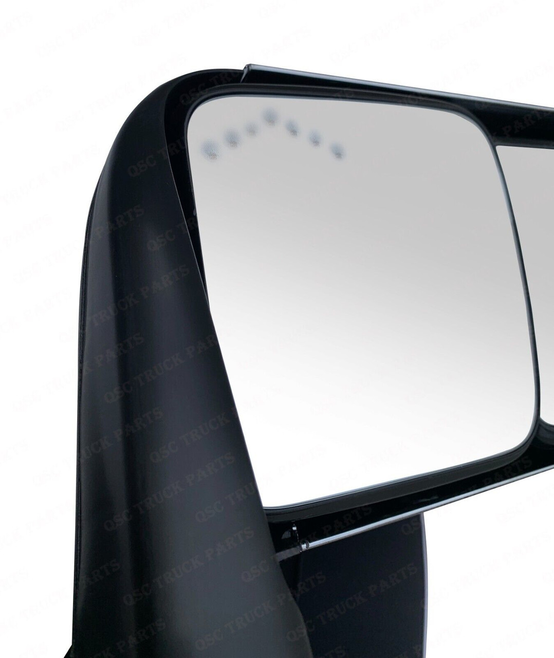 QSC Chrome Door Mirror Left Driver Side Assembly for International LT LT625