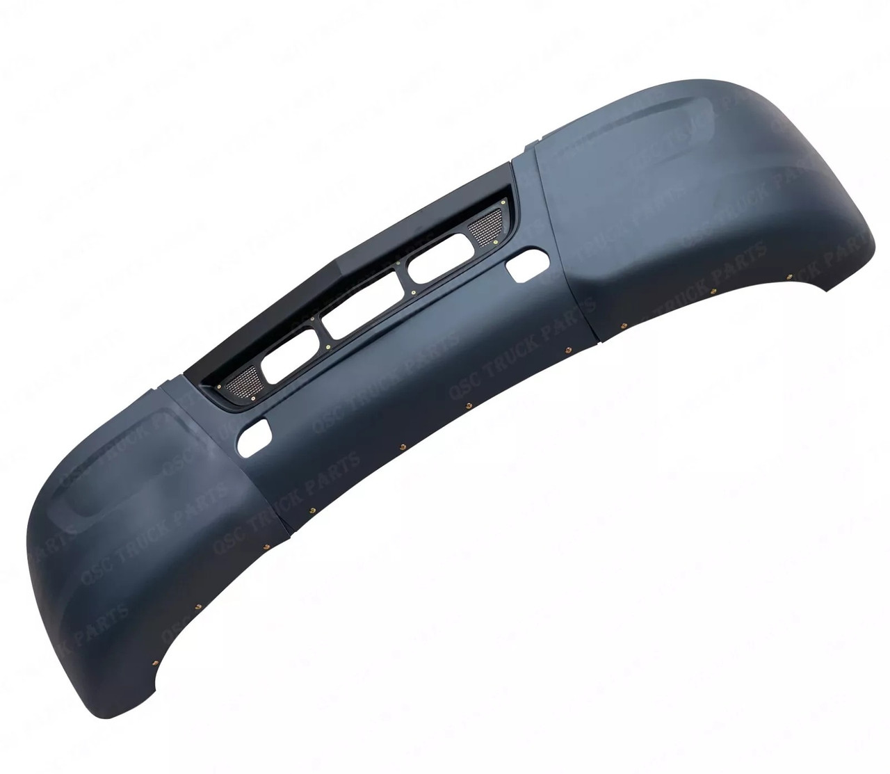 QSC Complete Bumper Assembly + LED Fog Light Pair for International LT ...