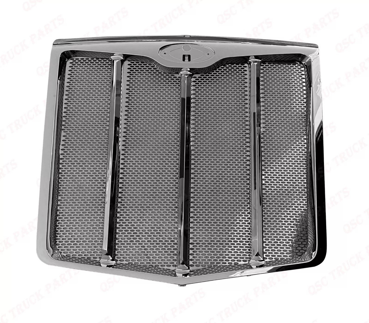 QSC Replacement Chrome Plastic Grille w/ Bug Screen for Peterbilt 579 ...