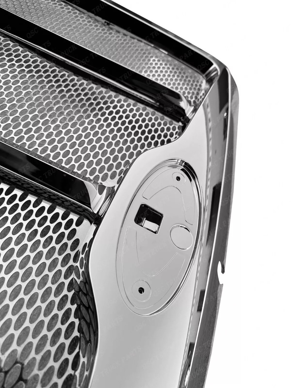QSC Replacement Chrome Plastic Grille w/ Bug Screen for Peterbilt 579 ...