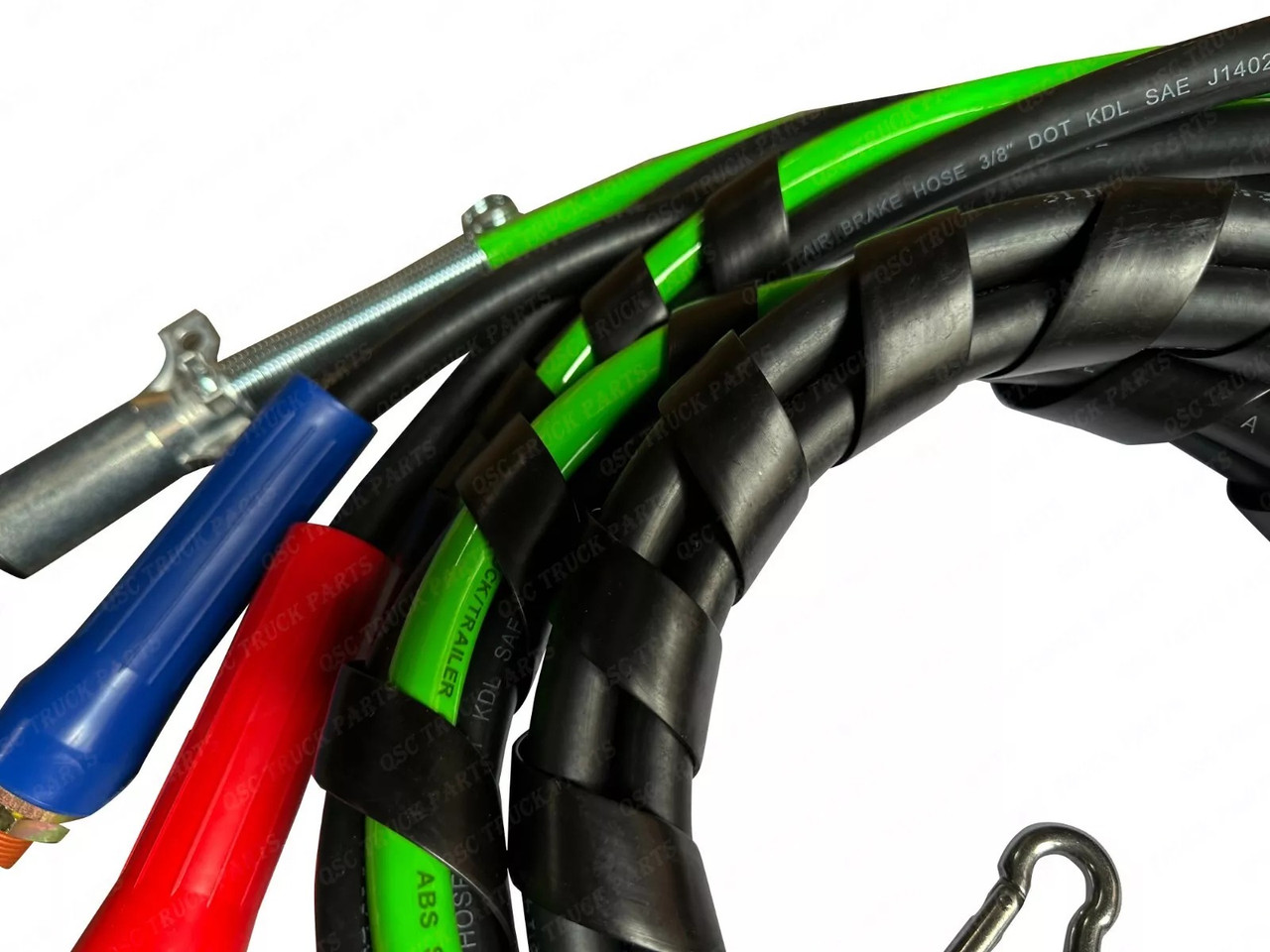 3 In 1 Wrap Set ABS Air Line Hose Electric Cable For Semi Truck Tractor ...
