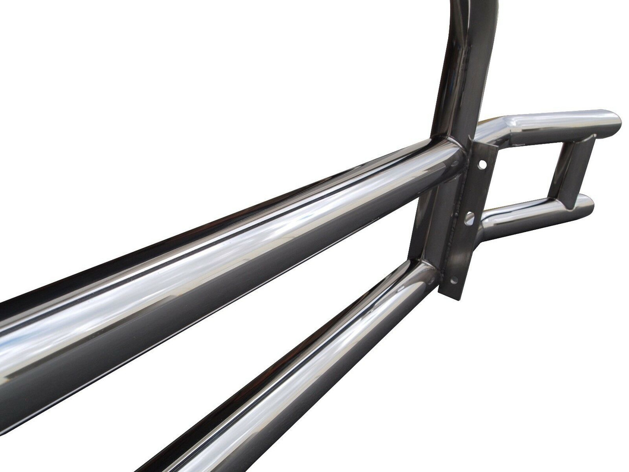 QSC Polished 304 Stainless Steel Deer Bumper Guard w/ Bracket for Mack ...