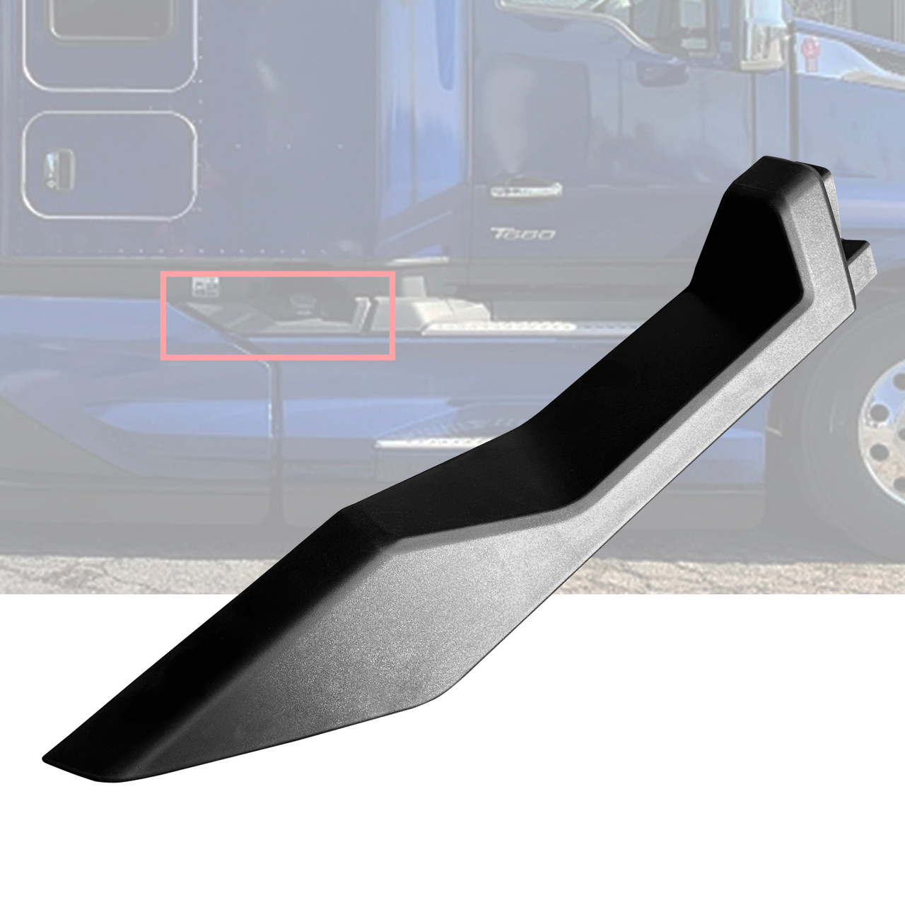 QSC Kick Panel Fairing Right Side Rear Piece for Kenworth T680 Next Gen ...