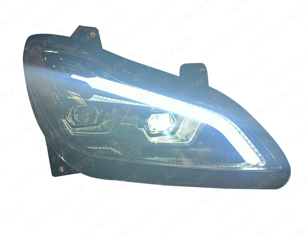 QSC Full LED Black Headlight Assembly Right for Kenworth T680 2022 ...