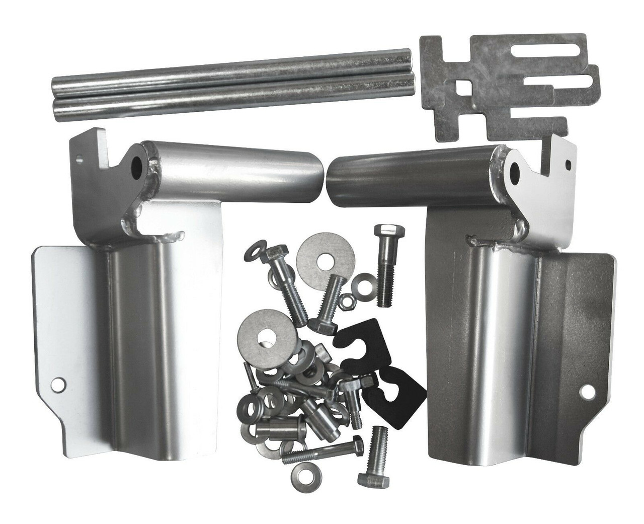 QSC Large Polished Stainless Steel Deer Guard w/ Bracket for 08-17 Cascadia