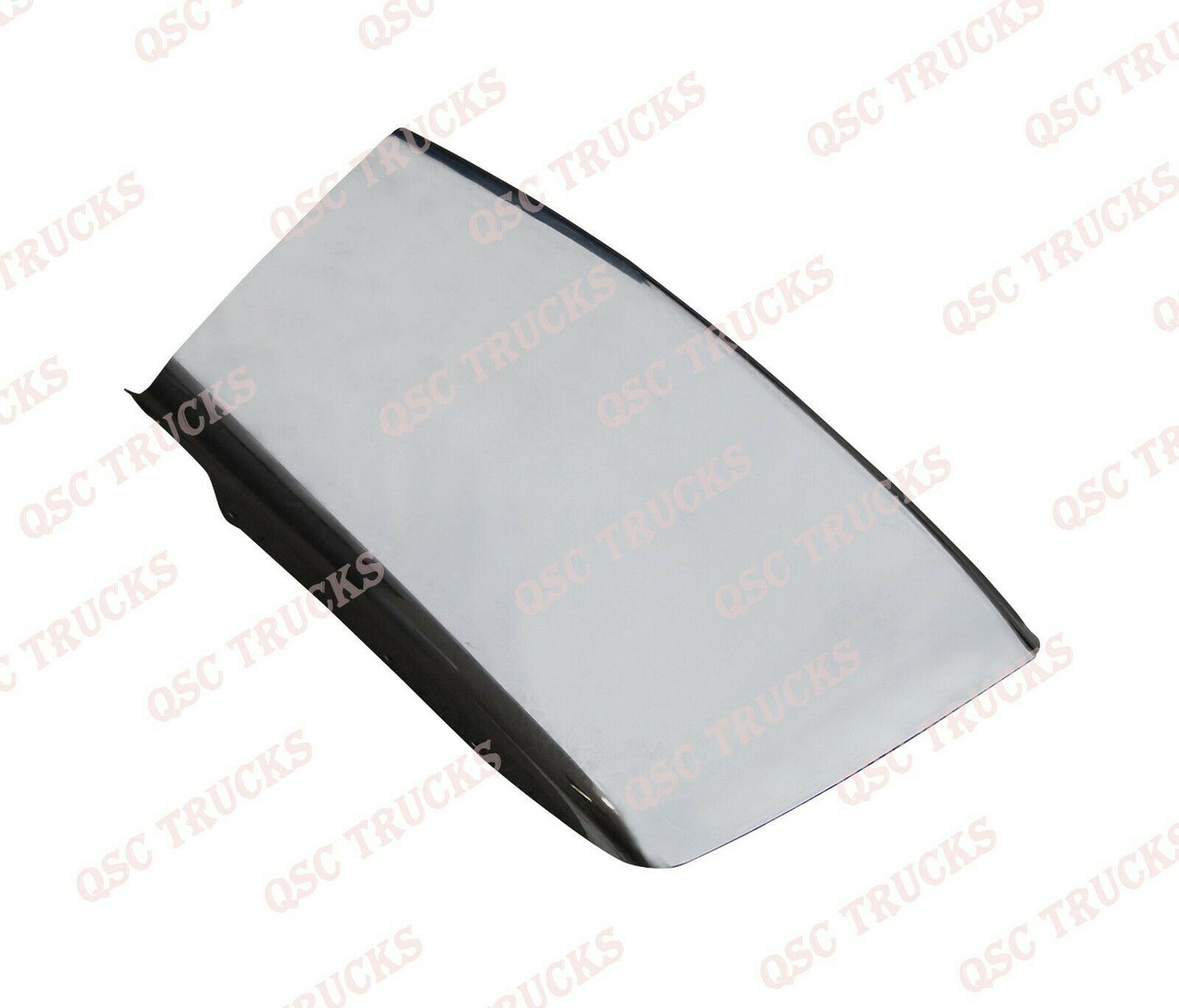 QSC Chrome Front Bumper End Corners Left Right Pair Freightliner M2 106 ...