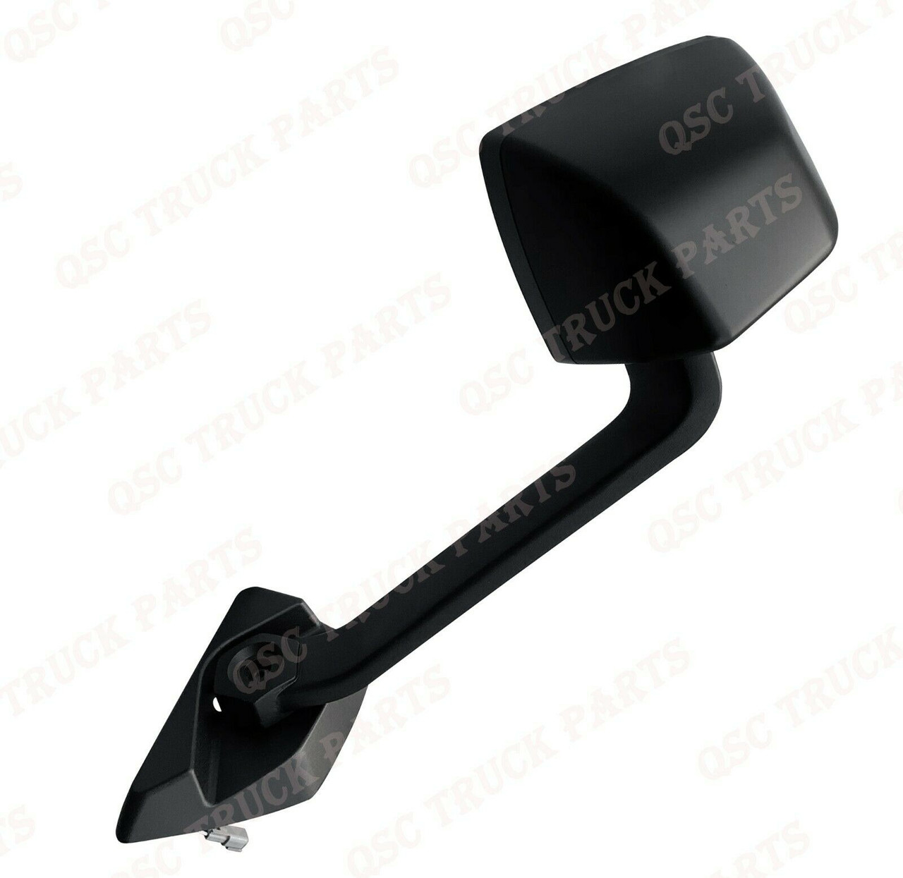 QSC Black Hood Mirror Left Driver Right Passenger Pair for Mack Anthem
