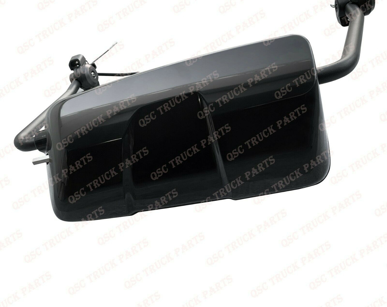 QSC Black Door Mirror Assemblies W/ Arms Right Passenger Side for Mack ...