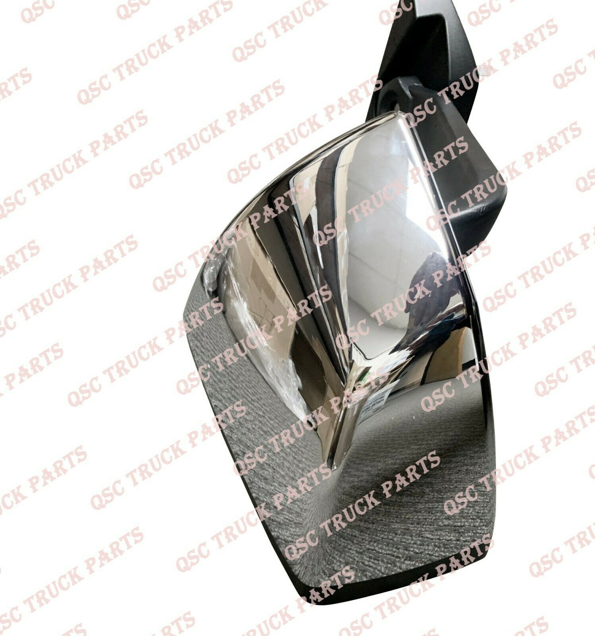 QSC Replacement Chrome Hood Mirror Right Passenger Side for Mack Anthem