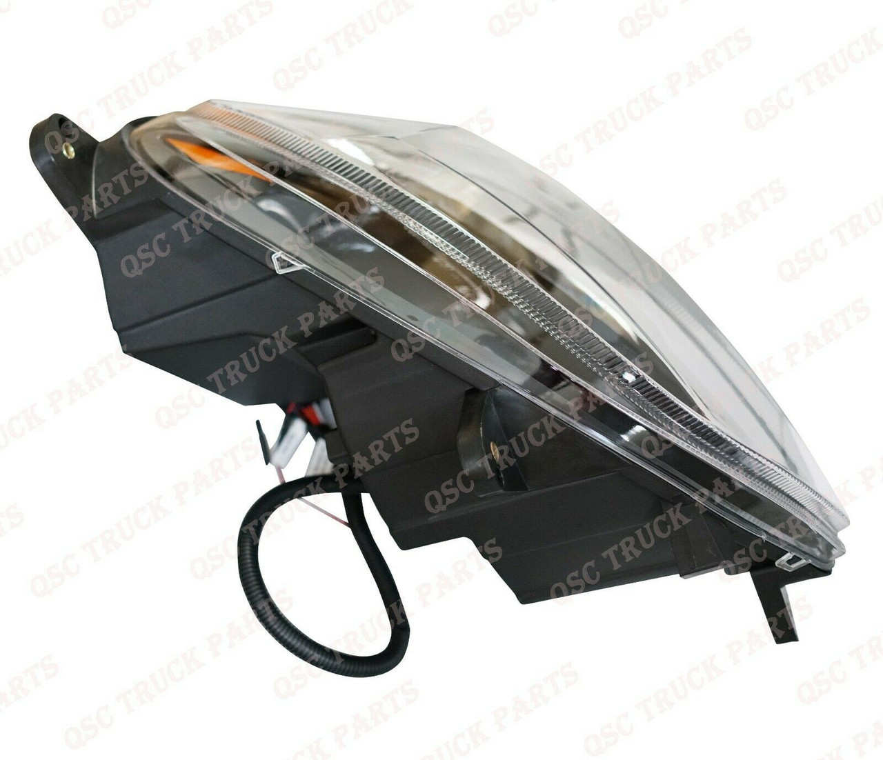 QSC Full LED Performance Black Headlight Assembly Pair for Peterbilt ...