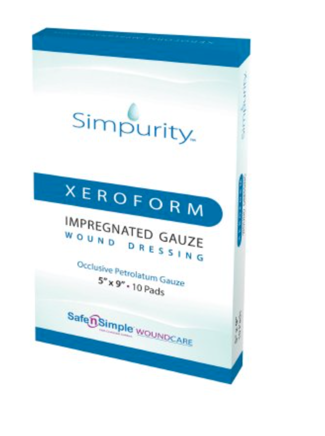 Xeroform Petrolatum Impregnated Dressing