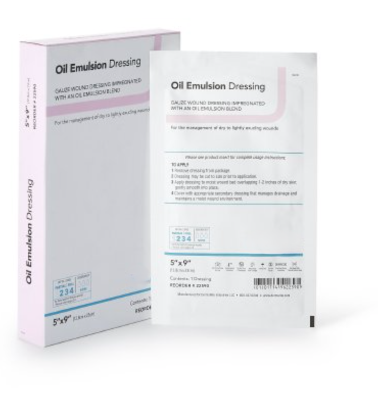 Oil Emulsion Impregnated Dressing