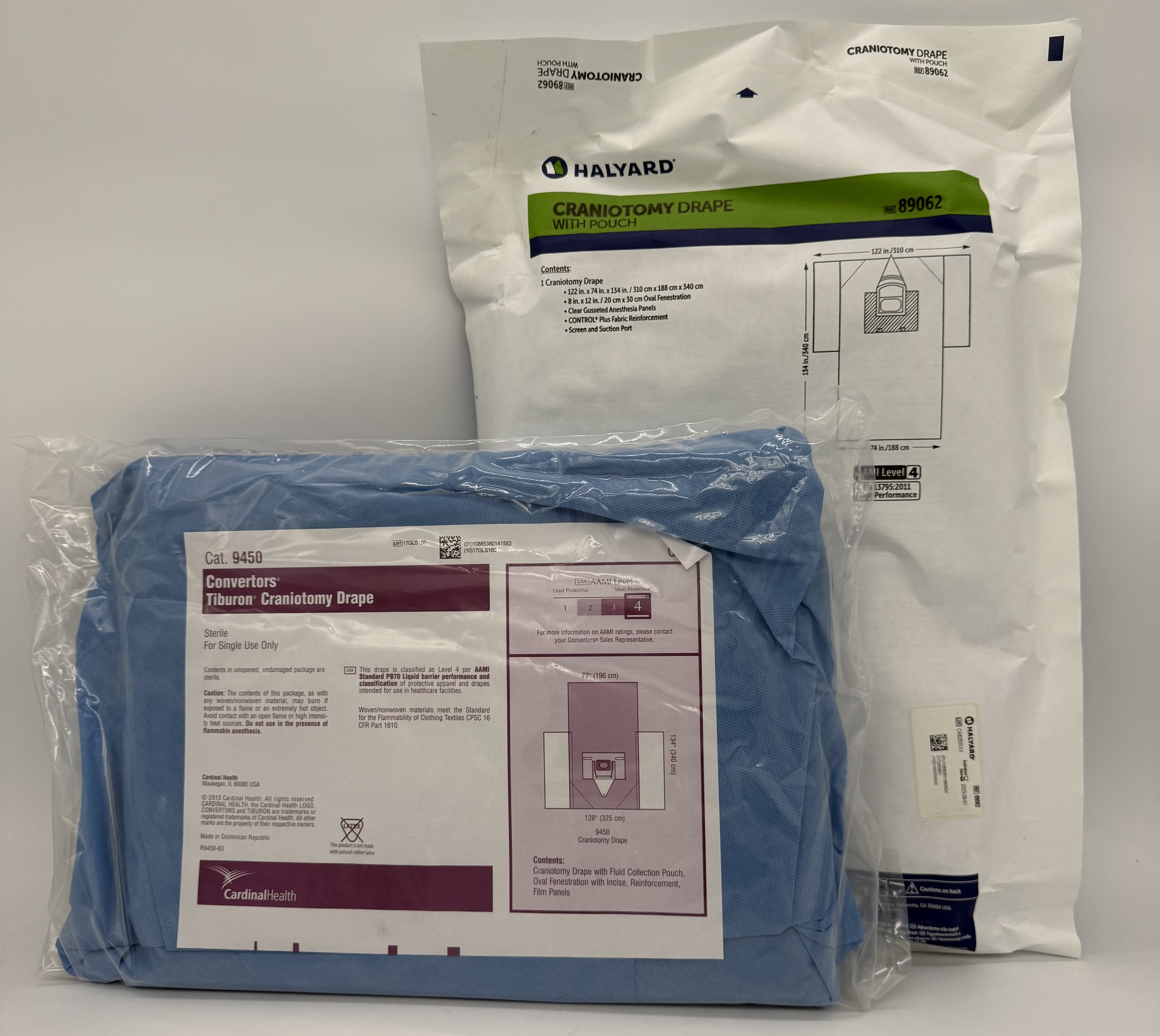 Craniotomy T-Drape w/ Pouch