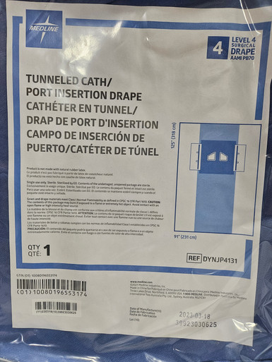 Tunneled Cath/Port Insertion Drape