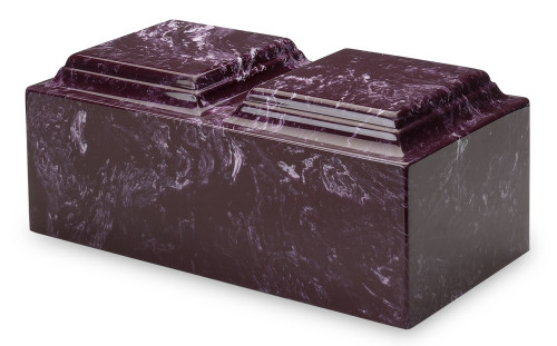 Companion Merlot Cultured Marble Urn - Overnight Urns, LLC
