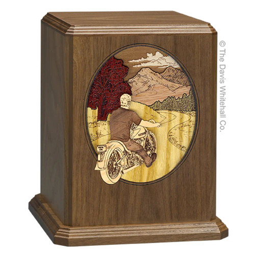 Dimentional Last Ride Urn - Overnight Urns, LLC