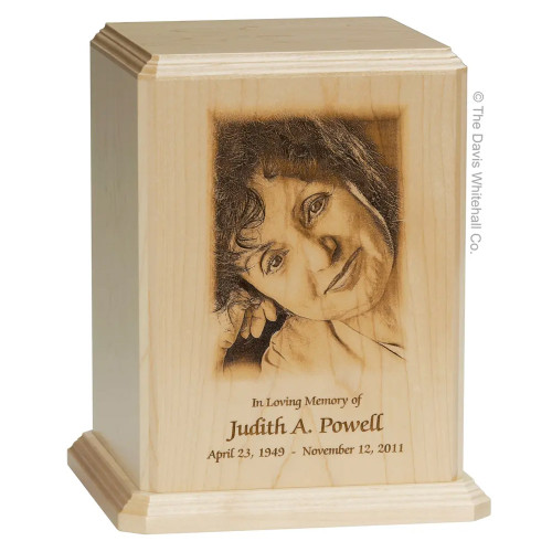 Premier Adult Custom Photo Urn - Overnight Urns, LLC