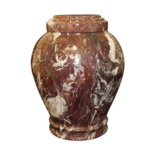 Embrace Red Zebra Urn - Overnight Urns, LLC