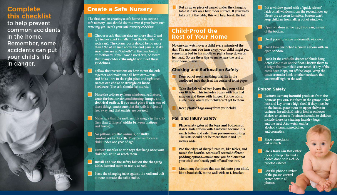 Newborn to Toddler Safety Checklist | National Fatherhood