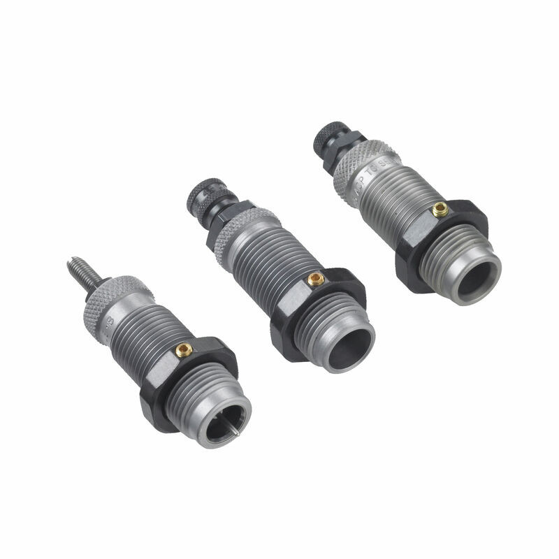 3‑Die Carbide Taper Crimp Set (Group B) | No‑Lube Sizer, Expander ...