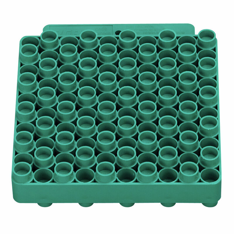 Universal Case Loading Block | Dual‑Sided, 50‑Case Holder for Rifle & Pistol Calibers - RCBS