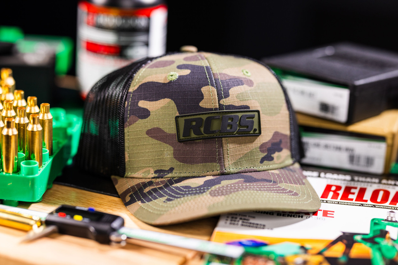 RCBS Woodland Camo Hat