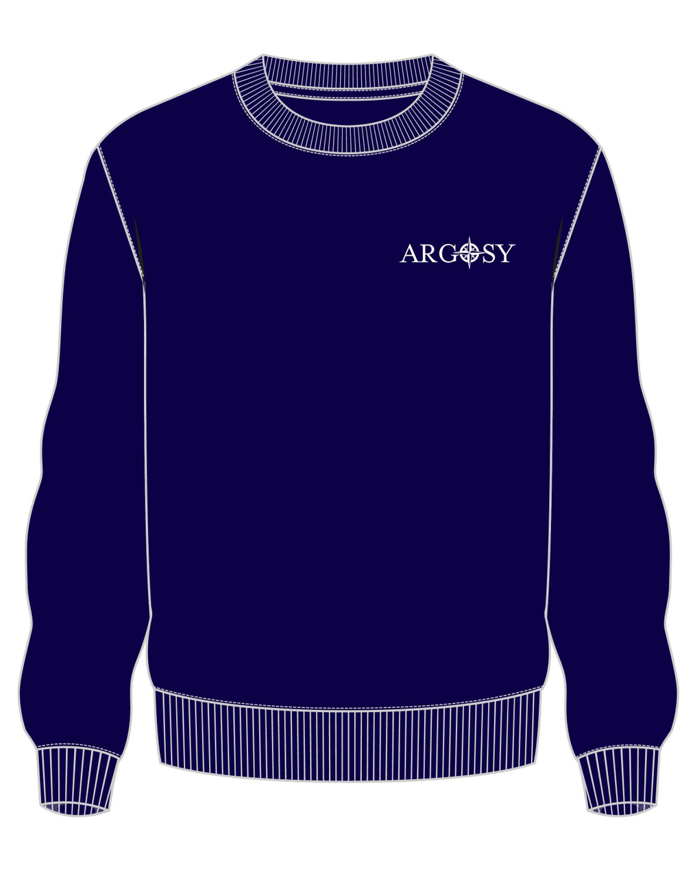 Navy Gator Nation Crew Neck Sweatshirt