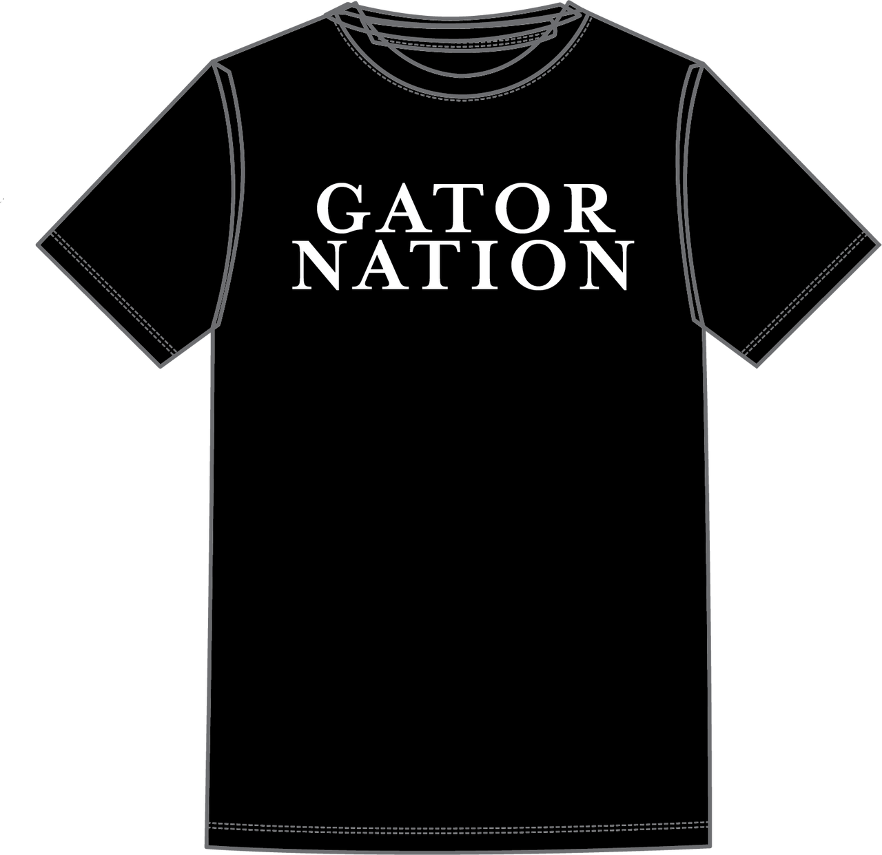 Black Gator Nation Tee