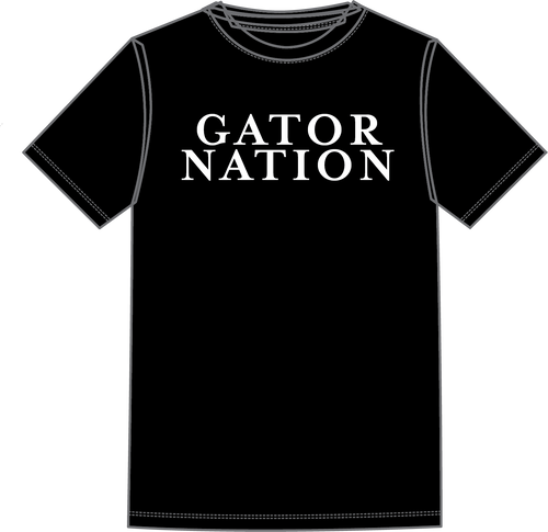 Black Gator Nation Tee