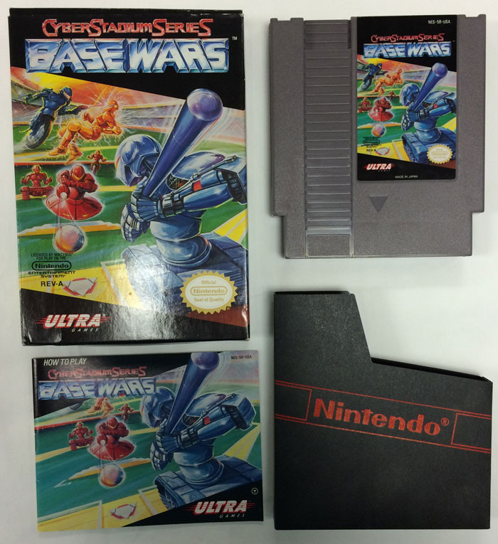 Cyber Stadium Series: Base Wars Complete Nintendo NES Game For Sale