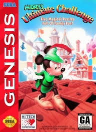 Mickey's Ultimate Challenge Sega Genesis Game Cartridge For Sale